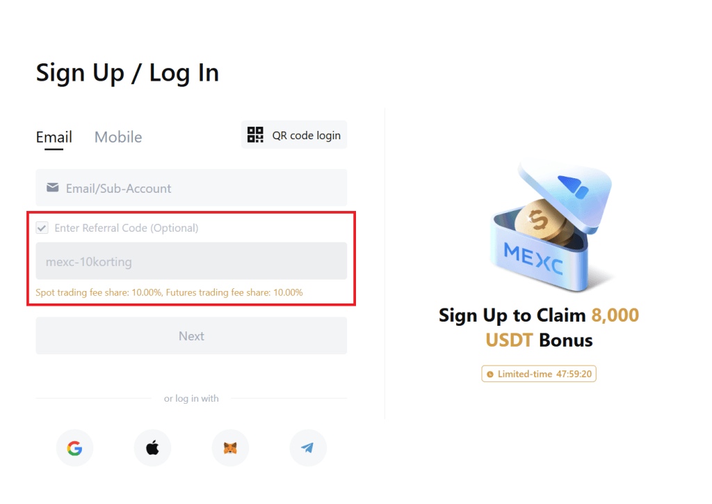 MEXC Referral Code: 10% korting en $1000 bonus in 2025